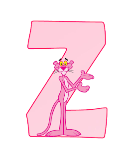 Kits imprimibles gratis : Abecedario pantera rosa