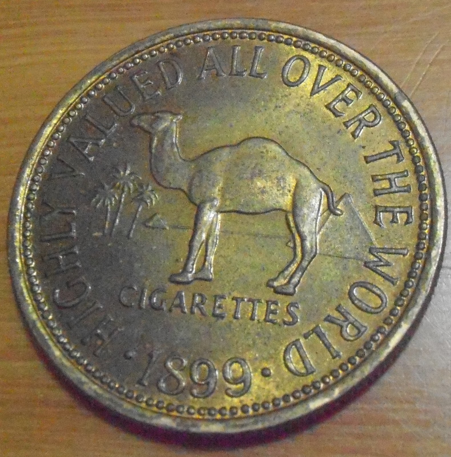 Numismática 5 - CDMX: Token 20 Camel Cigarettes - 1899