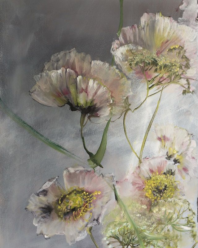 Claire Basler, 1960 | Abstract Flowers painter | Tutt'Art@ | Masterpieces