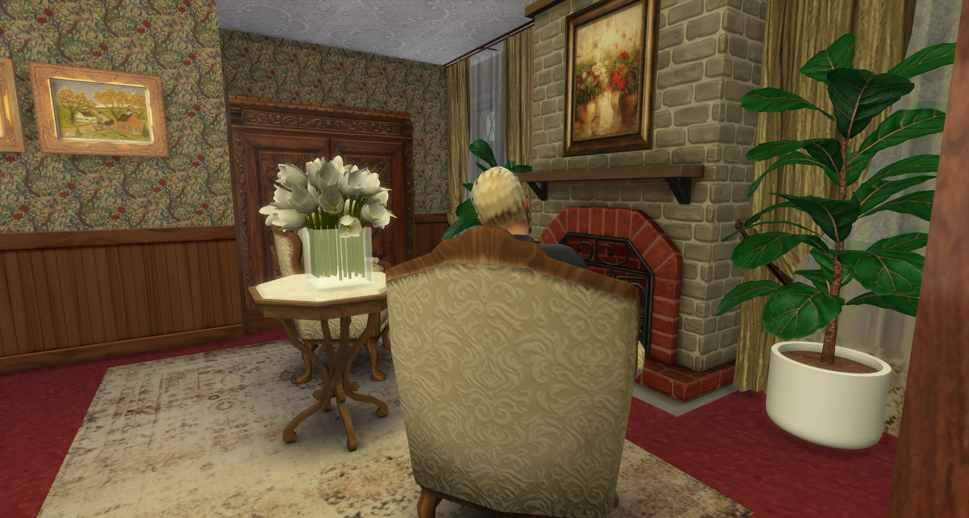 The Sims Powder Room: The Cronhardt