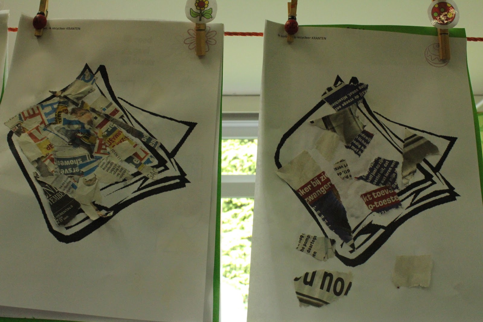 Vriendjes van Jules: Thema: Ik sorteer, ik recycleer - Papier en karton