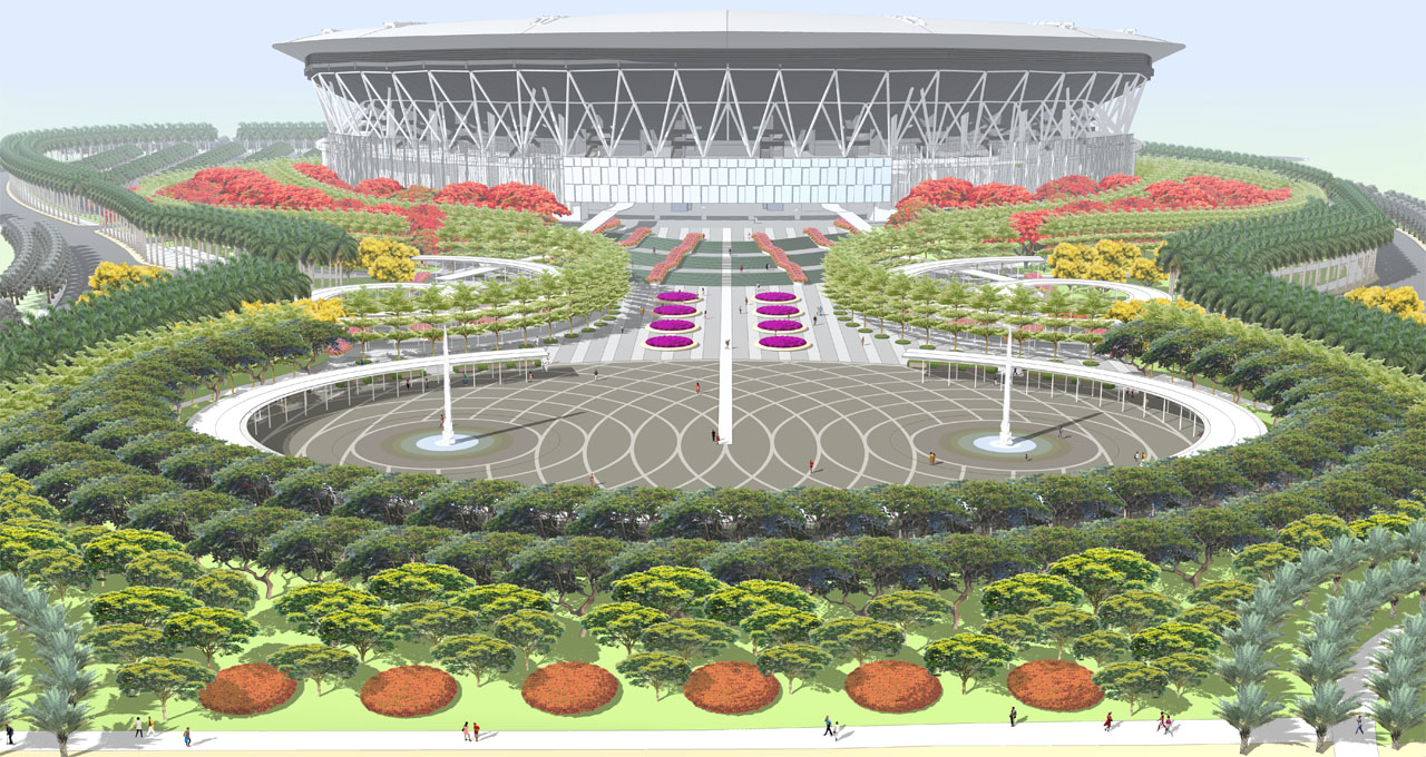 Philippine Arena is fastly rising ~ Bang!!!