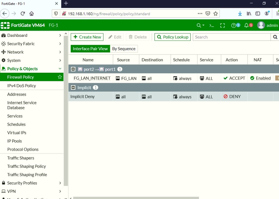 My Cybersecurity Journal: FortiGate Web Filtering (Static URL)