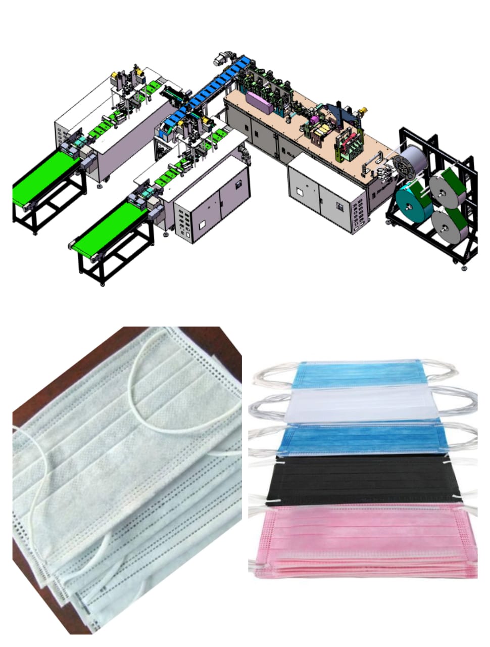 Surgical Face Mask or Clothing Automatic Production Line