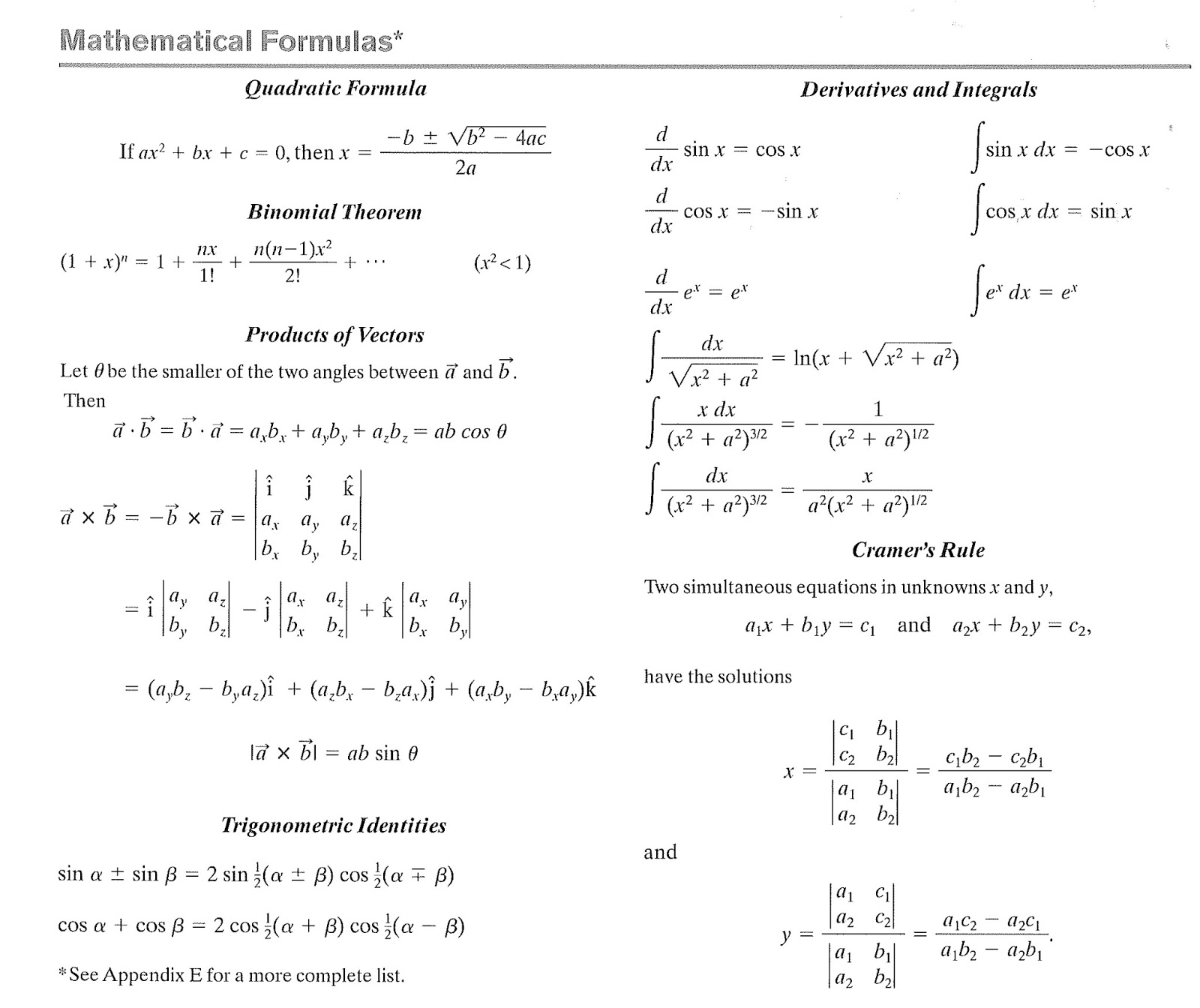 Eu Explico: Fórmulas Matemáticas