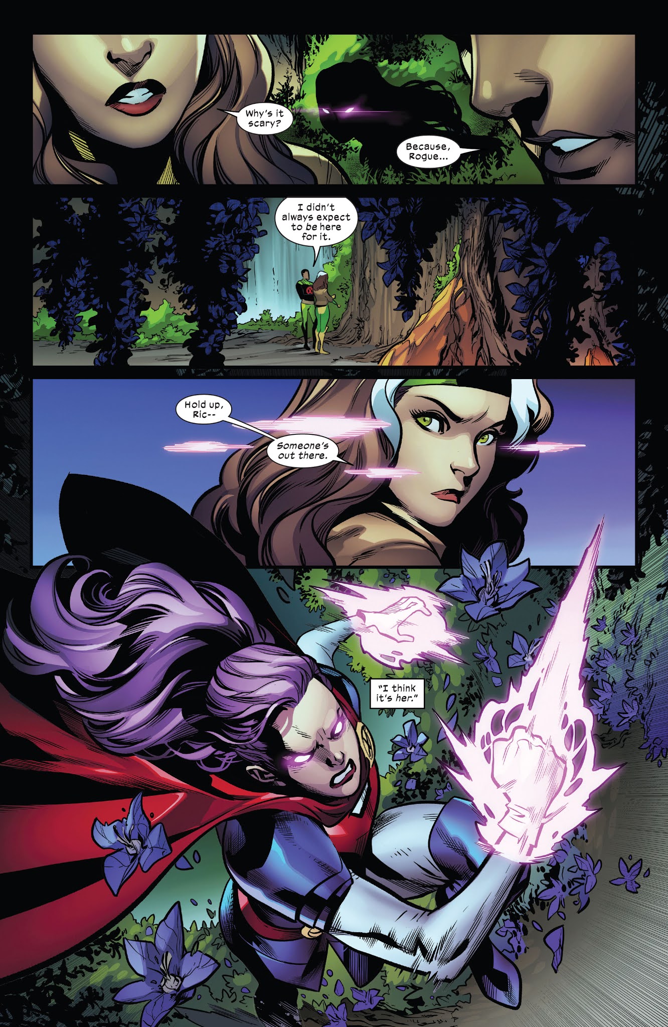 PSYLOCKE | CAPTAIN BRITAIN // like a butterfly: Excalibur #18 Art