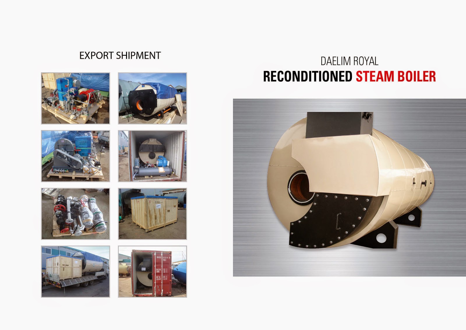 Korean Machinery: Reconditioned Steam Boiler from South Korea