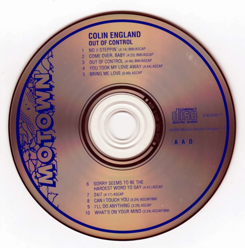highest level of music: Colin England - Out Of Control-(Retail)-1993-hlm