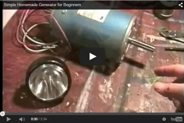 Electrical Engineering World: Simple Homemade Generator for Beginners