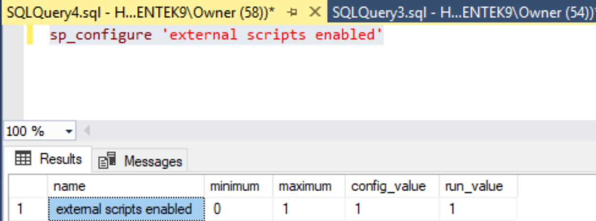 HodentekMSSS: Enabling Machine Learning in SQL Server - 2