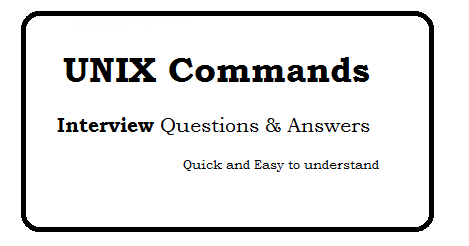 UNIX Commands Interview Questions and Answers | Web Technology Experts ...