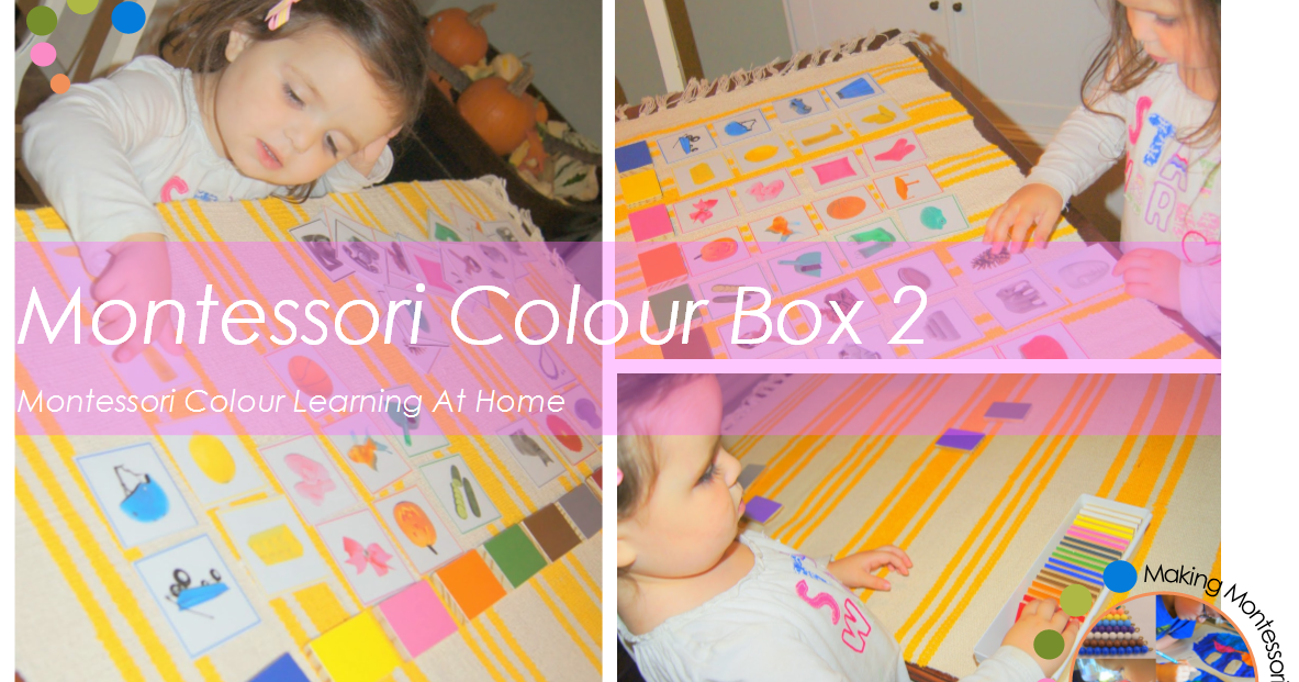 "Making Montessori Ours": Montessori DIY Colour Box 2 & Sorting Cards ...