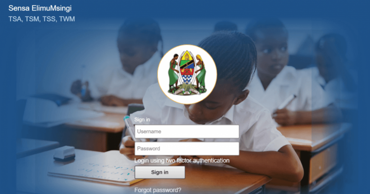 The New In Tanzania TAMISEMI Form Five Selection And Colleges Selection ...