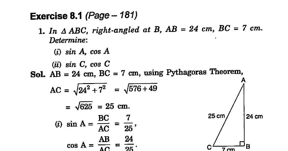 Introduction to trigonometry class 10 math - Studypur