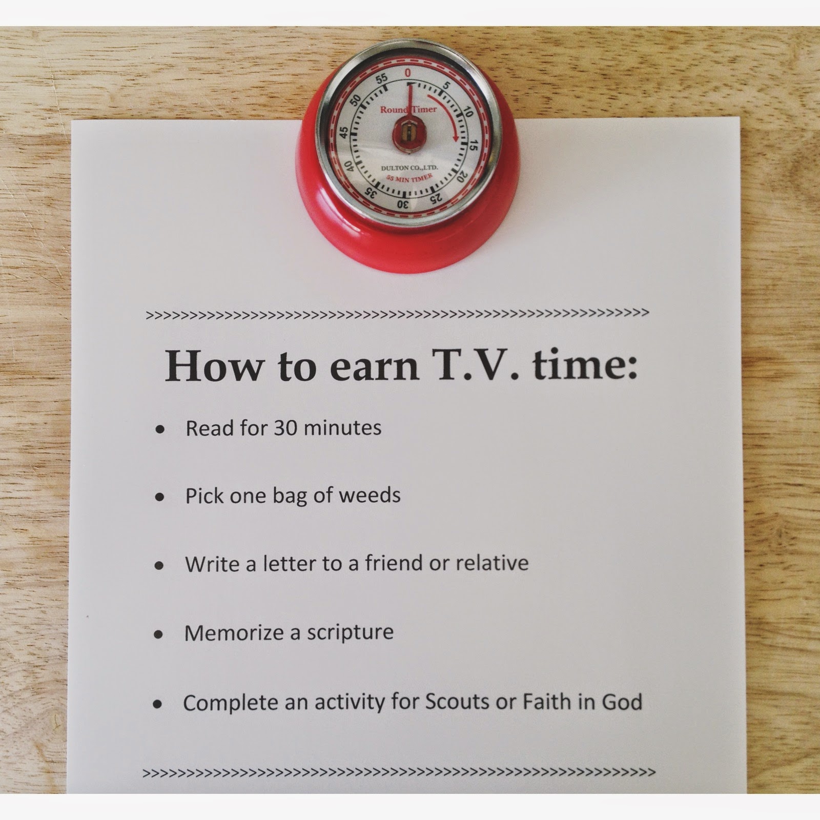 Keep Home Simple: Summer T.V. Time