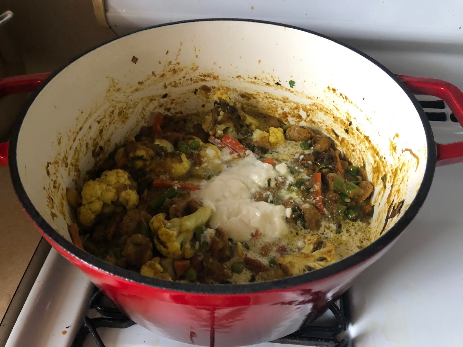 Viki 's Kitchen: Vegetable briyani in Dutch Oven
