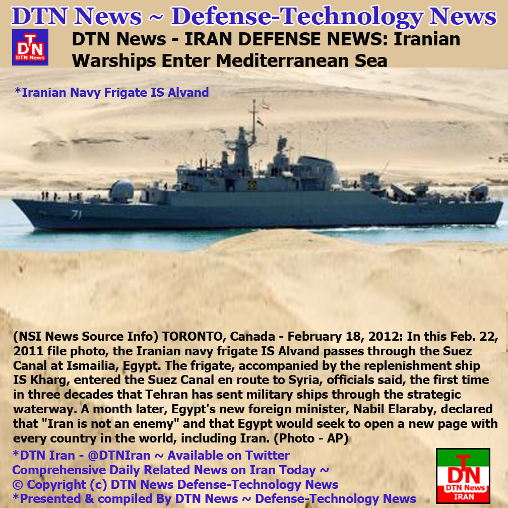 Defense War News Updates: DTN News - IRAN DEFENSE NEWS: Iranian ...