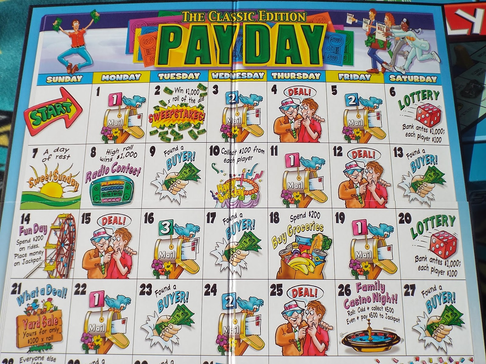 PayDay Game Board!