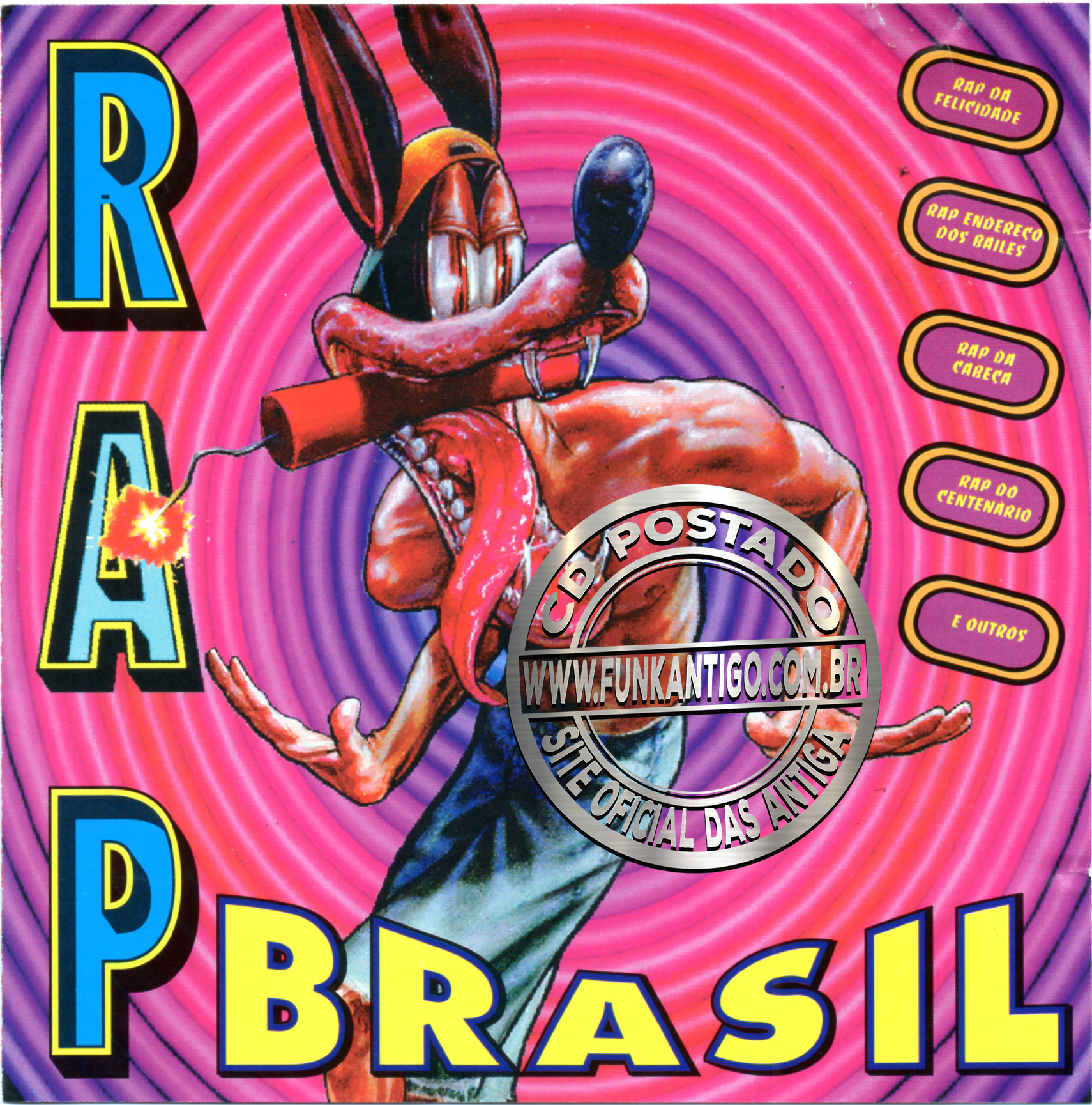 CD RAP BRASIL 1 (CD 3705-95) SOM LIVRE 1995 - Site Funk antigo