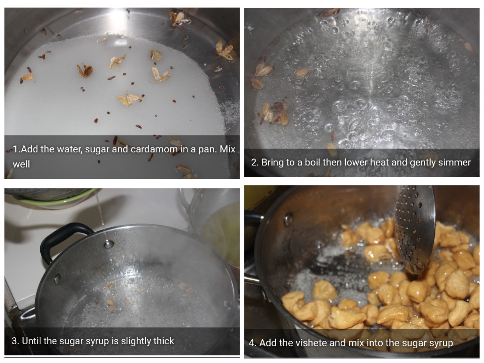Crunchy Sweet Visheti recipe/Vikokoto