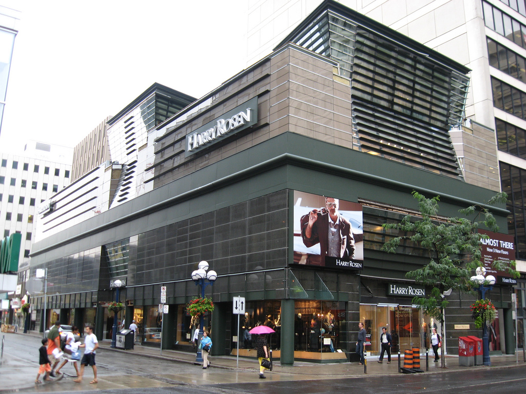 Whisky Prajer: Harry Rosen Building, 82 Bloor Street West