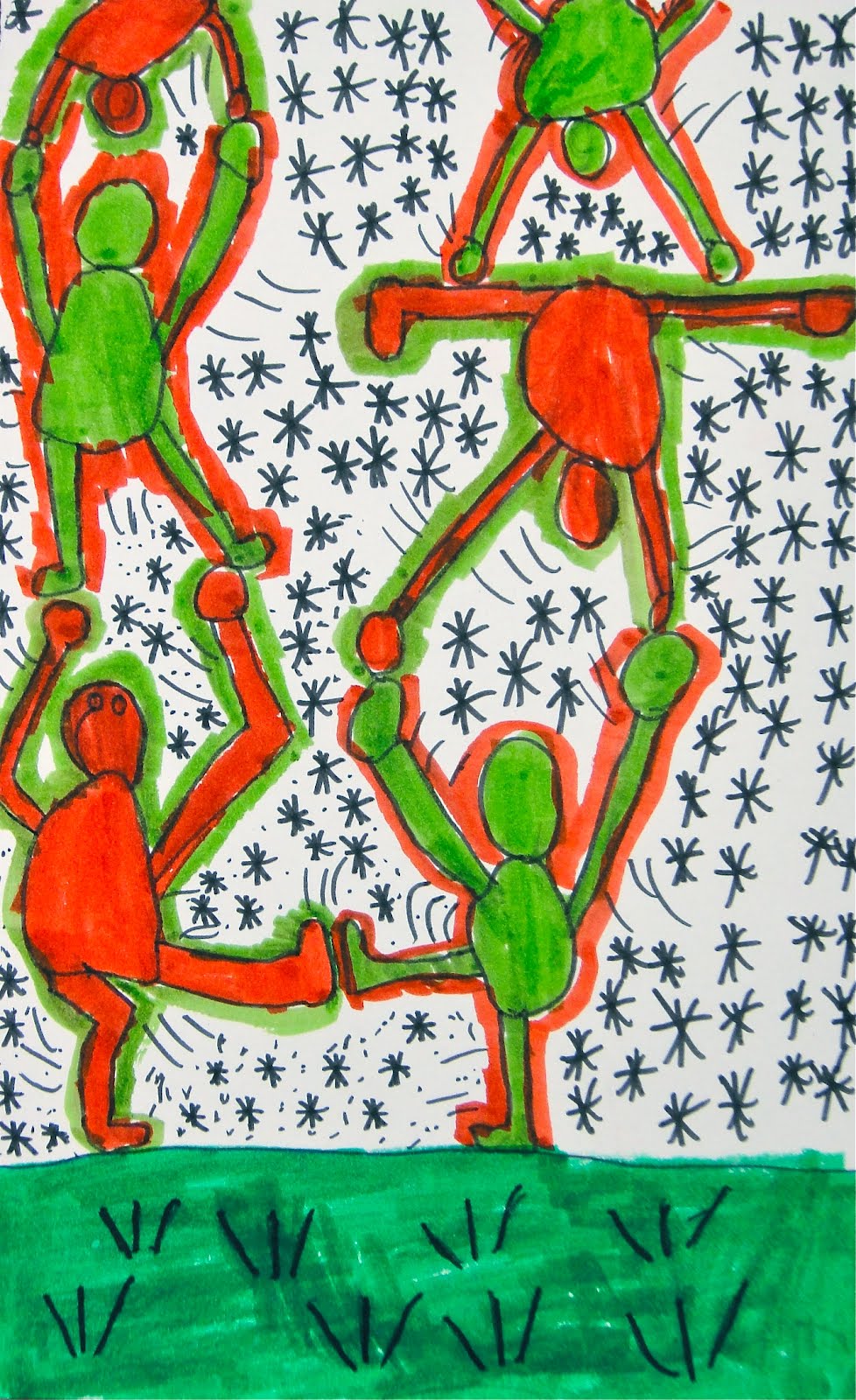 RL Arts: Keith Haring Figures