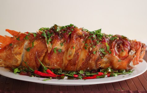 Korean Style Fried Snapper Recipe