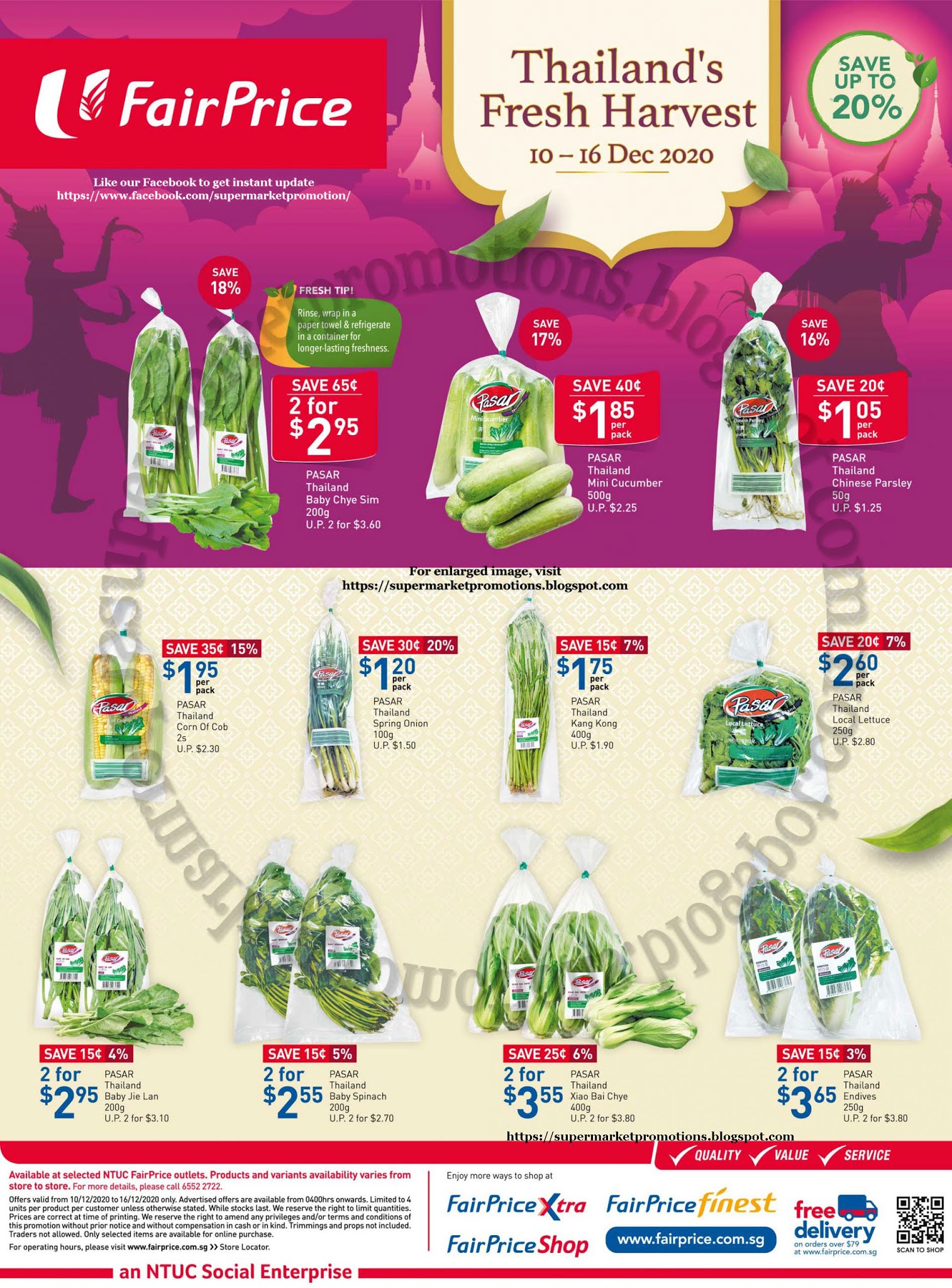 NTUC FairPrice Thailand's Fresh Harvest Promotion 10 - 16 December 2020 ...