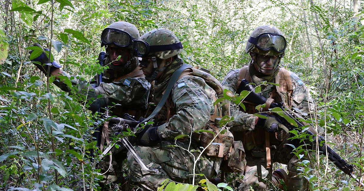 desarrollo defensa y tecnologia belica: Argentina:Ejército Argentino "Adiestramiento en el monte"