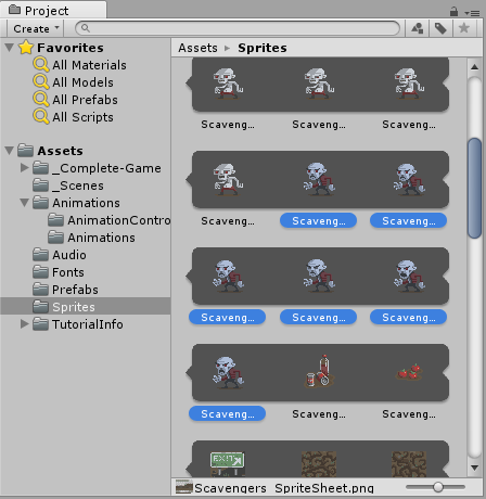 LateDreamer의 좌충우돌: Unity Tutorial: 2D Roguelike, part 1