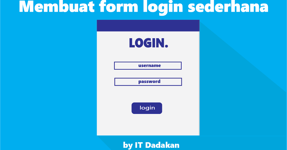 CARA BUAT FORM LOGIN MULTIUSER DI VB.NET DENGAN MYSQL - I T Dadakan