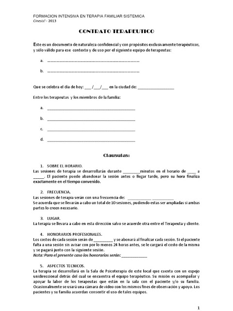 Pedagogia y Experiencia: Contrato Conductual