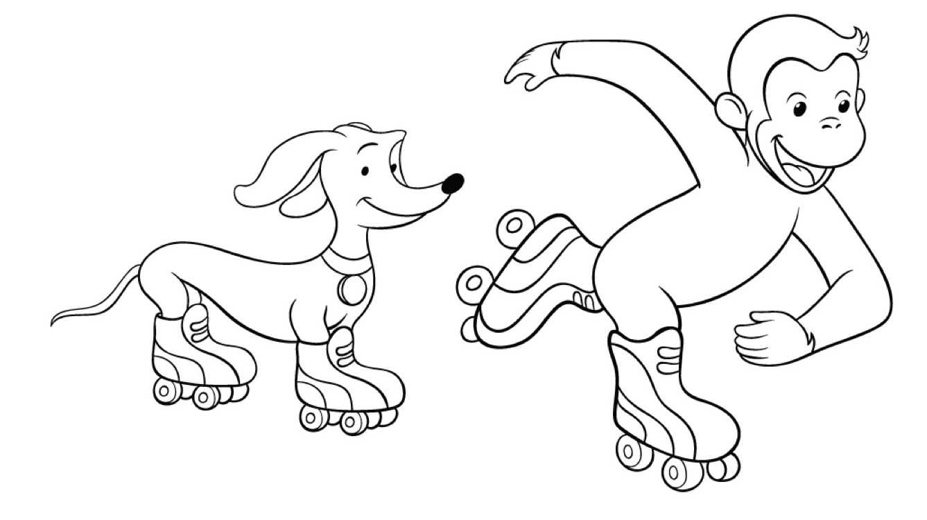 Curious George Coloring Page ~ Coloring Pages