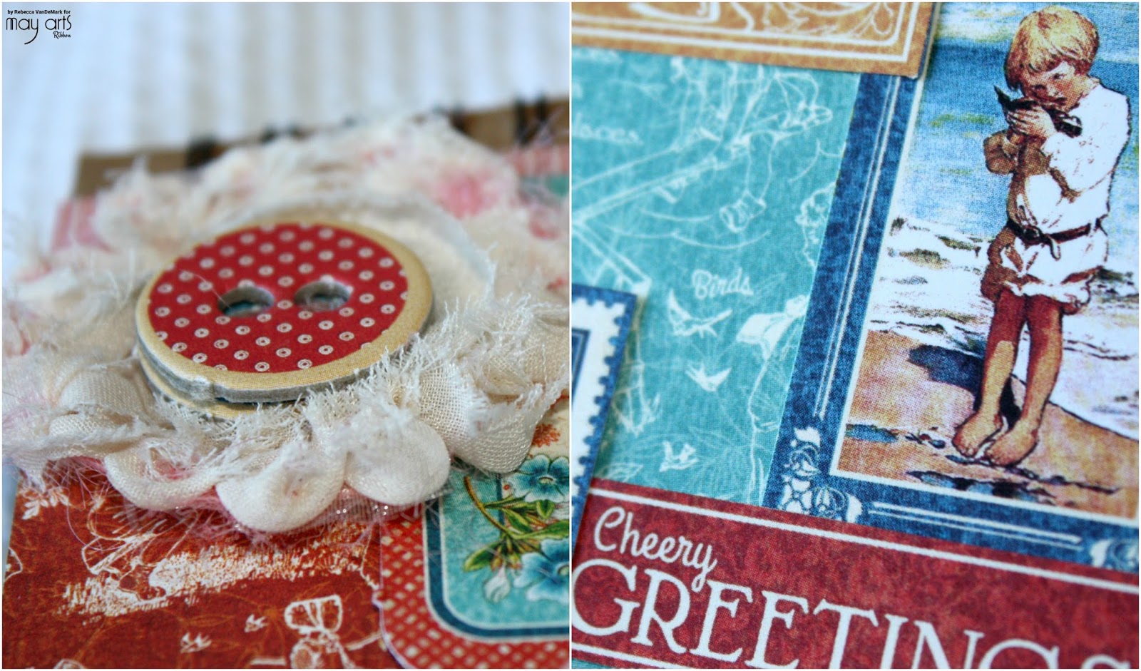 Summer Memory Album (May Arts Ribbon and Graphic 45 Paper) | Caravan Sonnet