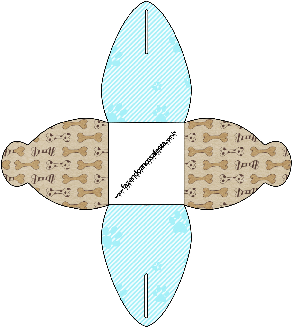 Puppy Footprints: Free Printable Boxes. - Oh My Fiesta! in english