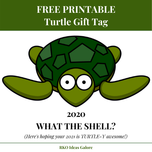 Free Printable Turtle Gift Tags - RKO Ideas Galore by Karen