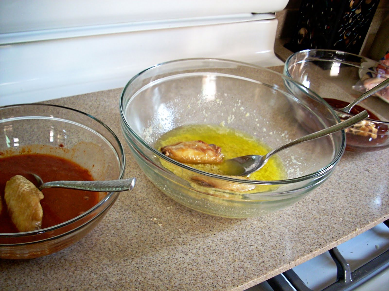 Chicken Wings Three Ways: Hot, Parmesan Butter-Garlic, and BBQ |The ...