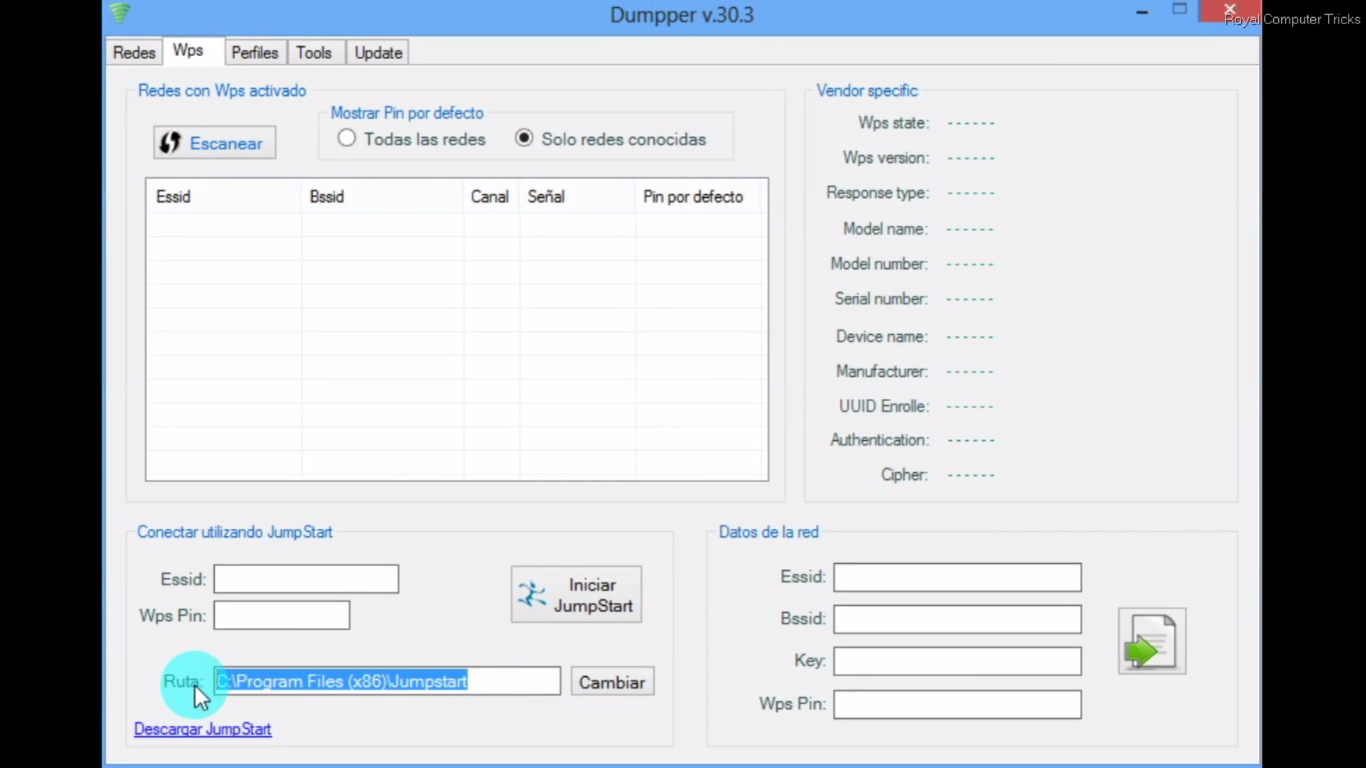 HOW TO HACK WIFI DUMPER AND JUMPSTART.