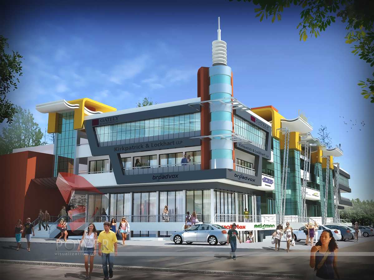 malls | multiplexes | 3d design