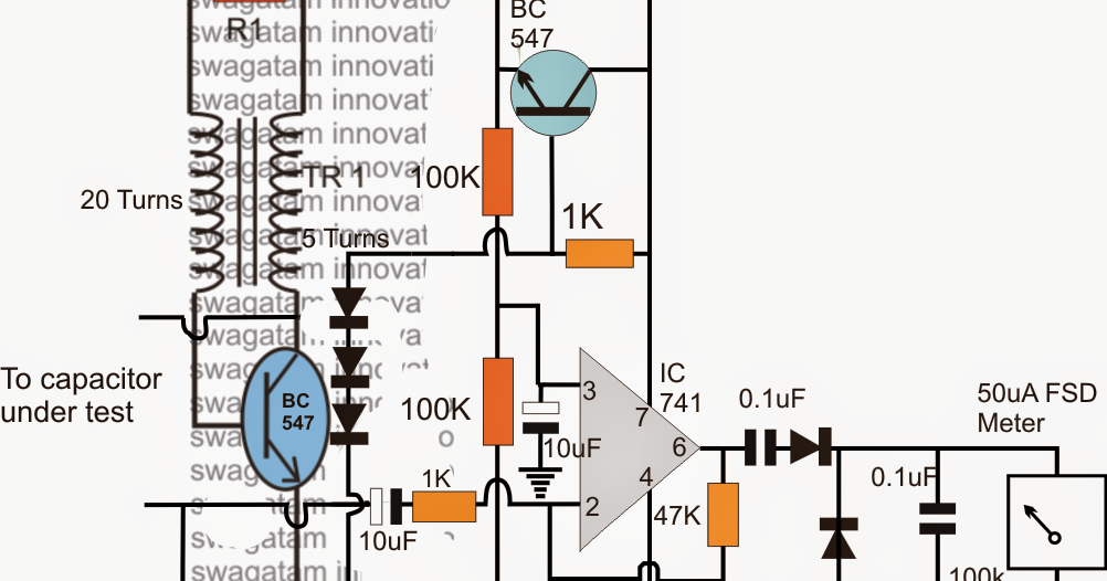 ESR Meter Circuit ~ Electronic Circuit Projects