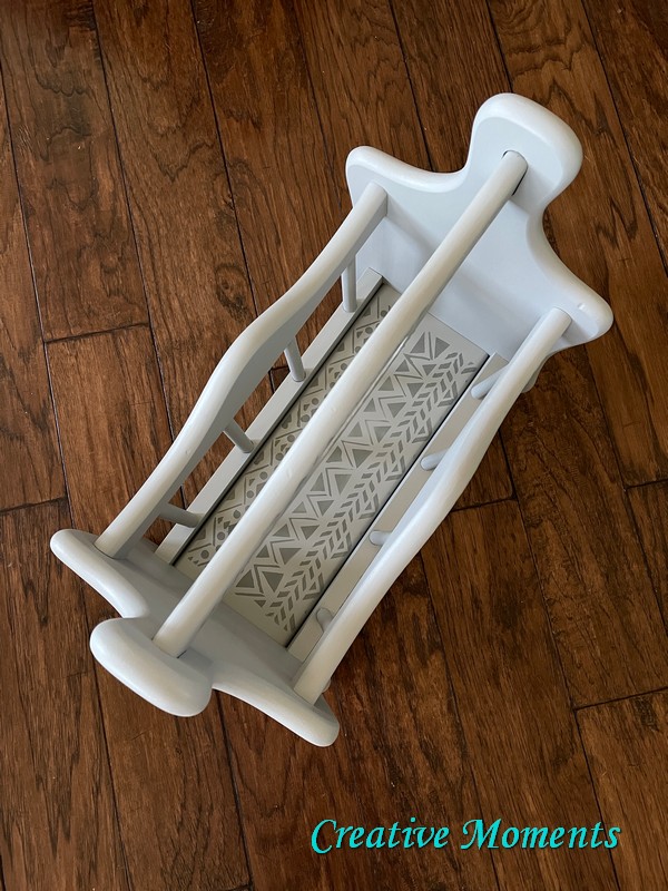 Mud Cloth Magazine Rack