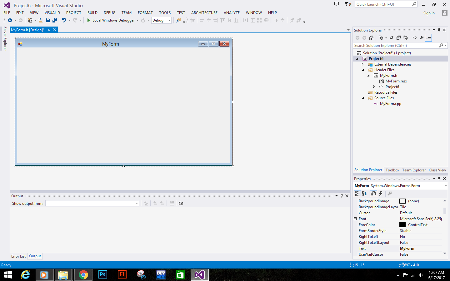 Introduction to C++ Form Programming Using Visual Studio (GUI)