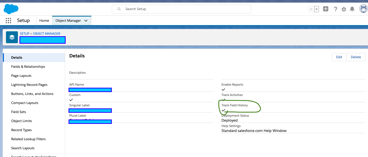 How to check field history tracking in Salesforce?