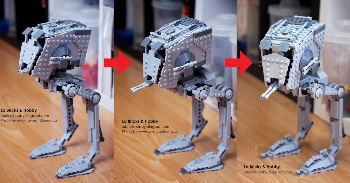 La Bricks & Hobby: Lego Star Wars AT-ST Modification Progress