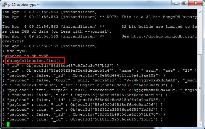 Demo Mongodb Function In Raspberry Pi 3 With Node Red