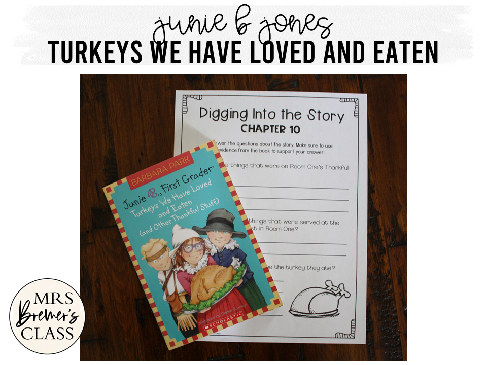 Junie B Jones Turkeys We Have Loved and Eaten (and other Thankful Stuff ...