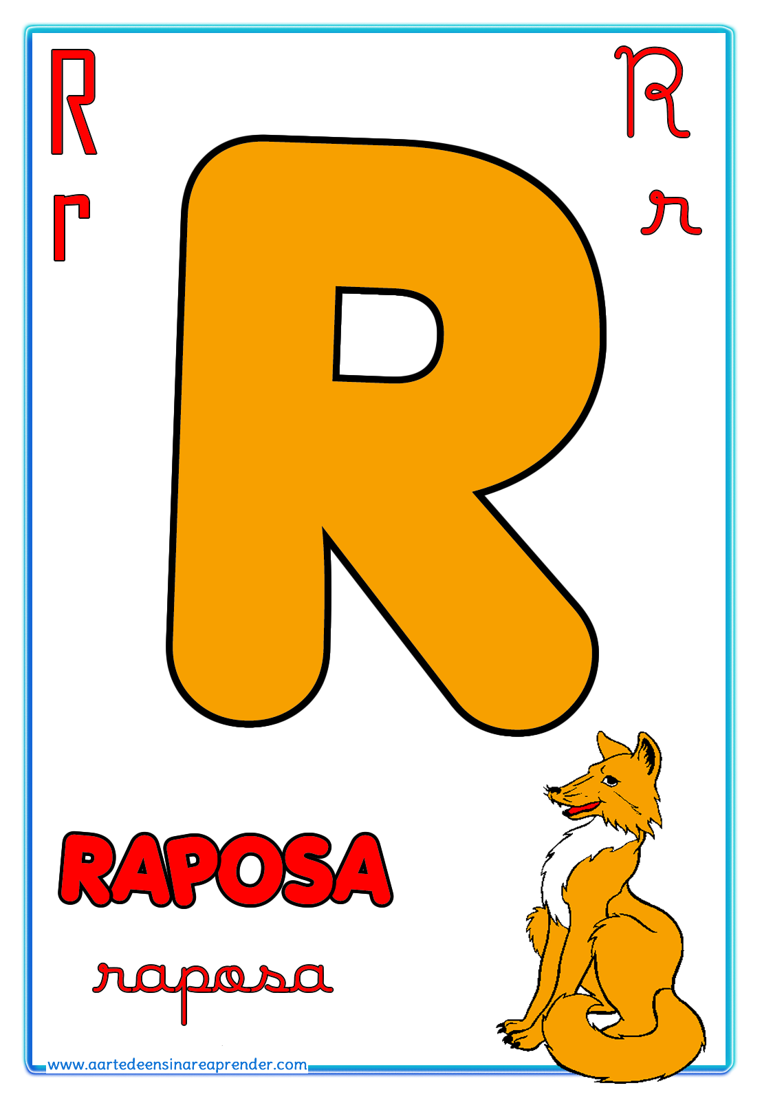 Alfabeto quatro tipos de letras - REFORMULADO!!! - A Arte de Ensinar e ...