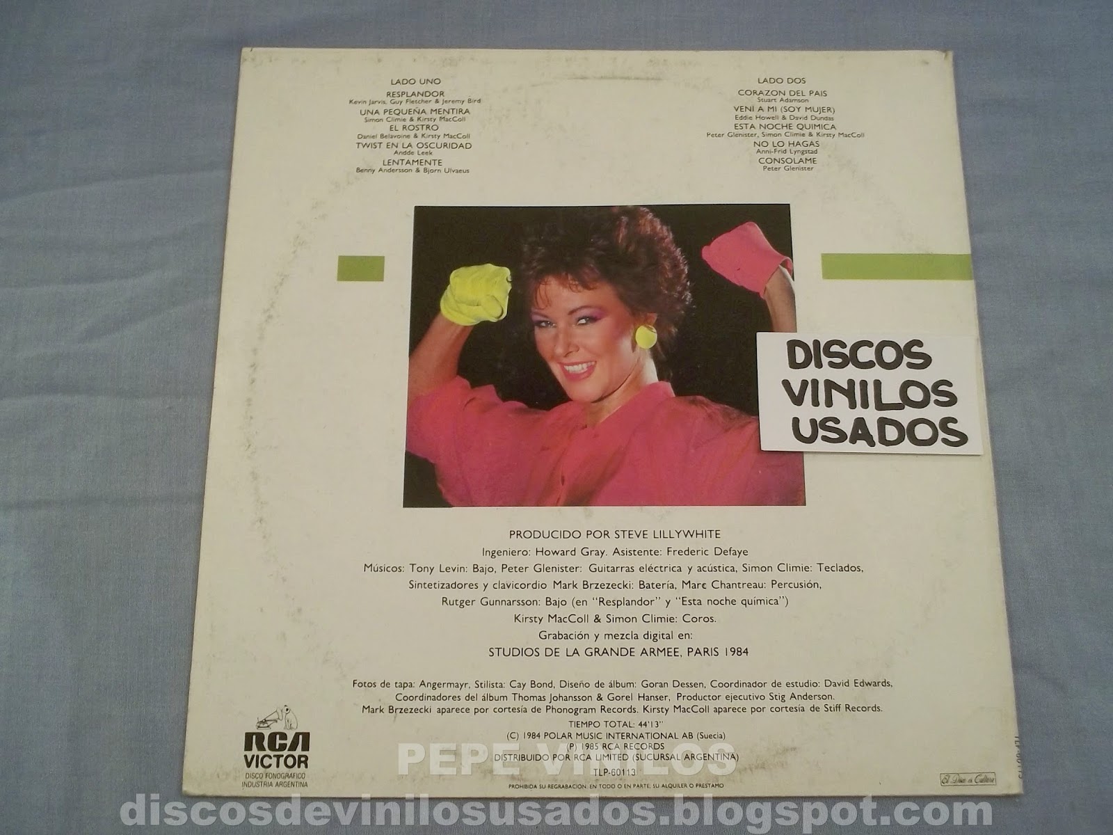 Discos de Vinilo Usados: FRIDA - RESPLANDOR (1985)