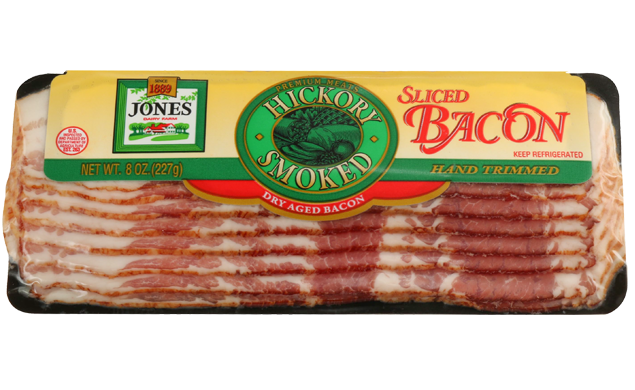The Bacon Label Gallery: Jones Dry-Aged Hickory Smoked Sliced Bacon