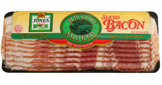 The Bacon Label Gallery: Jones Dry-Aged Hickory Smoked Sliced Bacon